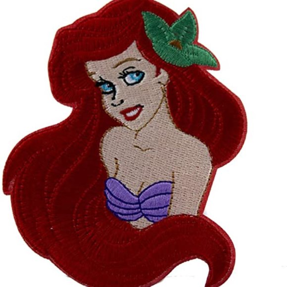 Accessories | The Little Mermaid Ariel Patch Embroidered Iron On ...